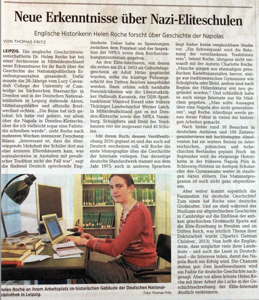 Outreach in 2015-16 - Helen Roche | Historian and Classicist